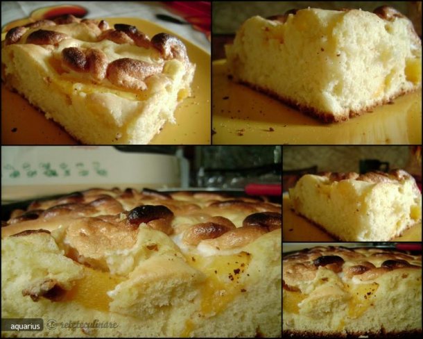 Piscot cu Piersici | Dulciuri | Reteteculinare.RO