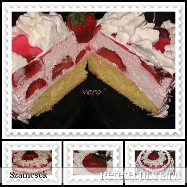 Tort Cu Capsuni | Dulciuri | Reteteculinare.RO