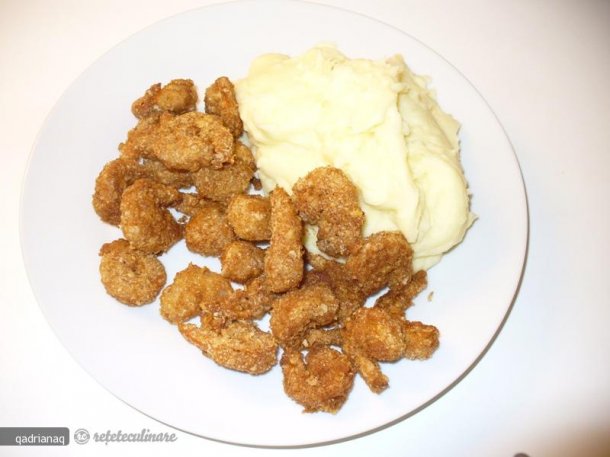 Creveti Pane cu Fulgi de Ovaz | Mancaruri cu peste | Reteteculinare.RO