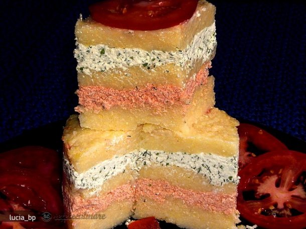 Mamaliguta cu Branza, in Straturi | Aperitive | Reteteculinare.RO