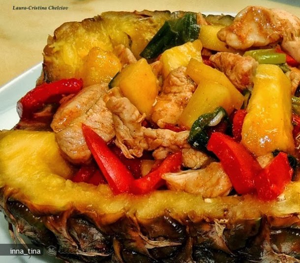 Pui Hawaiian | Mancaruri cu carne | Reteteculinare.RO