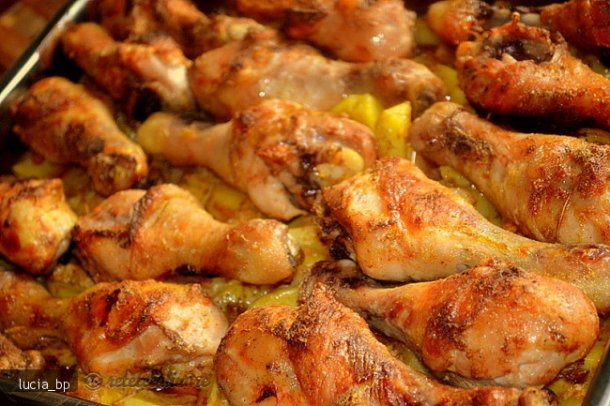 Ciocanele de Pui Marinate si Legume, la Cuptor | Mancaruri cu carne ...