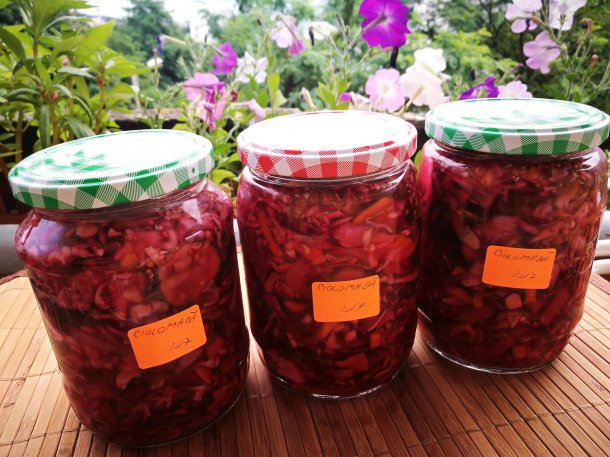 Salata asortata (ciolomada) | Conserve, muraturi | Reteteculinare.RO